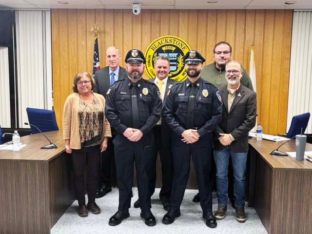 Blackstone Police Heroism Recognized After Officers Prevent Canal ...